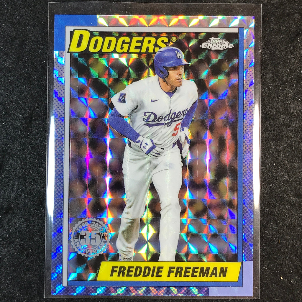 2025 Topps Chrome Update MLB FREDDIE FREEMAN 1990 Topps Chrome Geometr ...