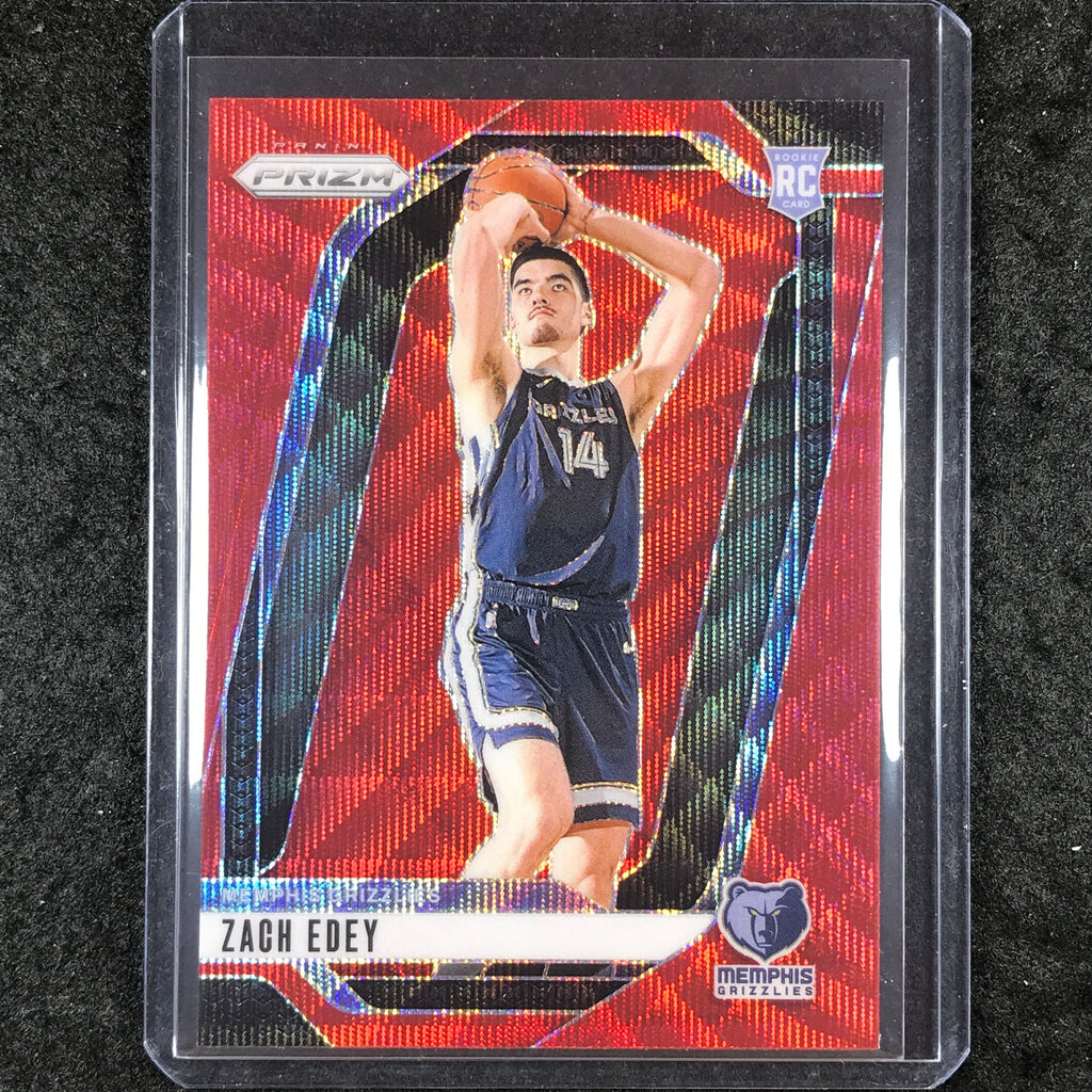 2024-25 Prizm ZACH EDEY Rookie Base Ruby Wave #249 – Cherry Collectables