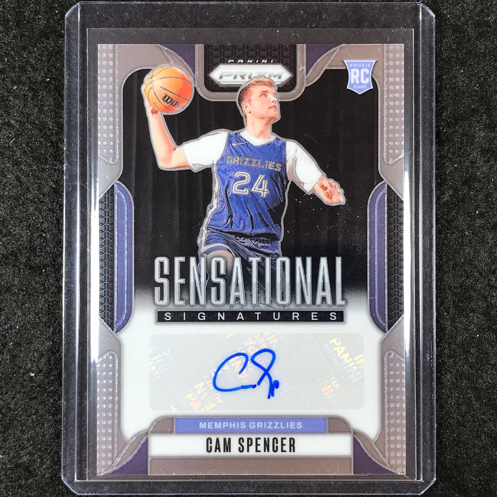 2024-25 Prizm CAM SPENCER Sensational Signatures Rookie Auto Base #CSG ...