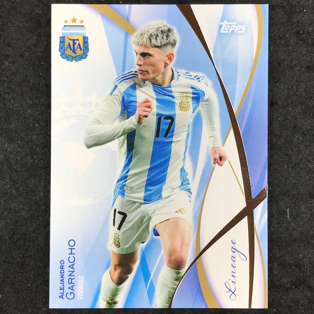 2024 Topps Lineage Argentina ALEJANDRO GARNACHO Icons Base #37 – Cherry ...