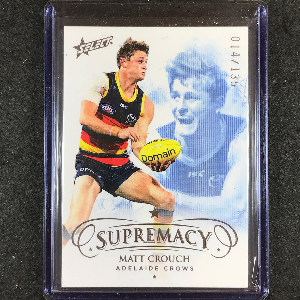 2021 Select AFL Supremacy MATT CROUCH Base 14/135 – Cherry Collectables
