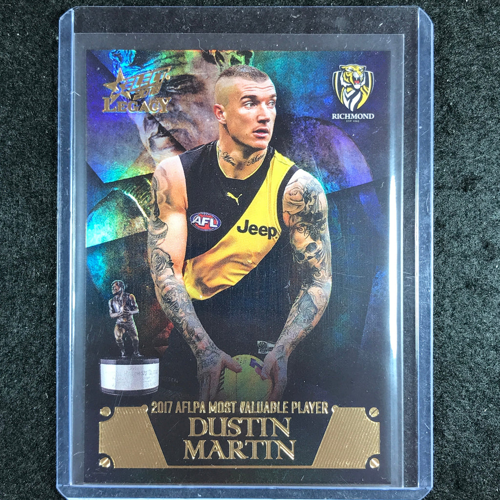 2018 Select AFL Legacy DUSTIN MARTIN Medal Winner AFLPA Most Valuable ...