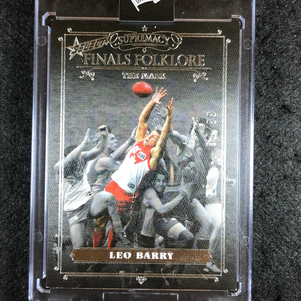 2019 Select AFL Supremacy LEO BARRY Finals Folklore 66/70 – Cherry ...