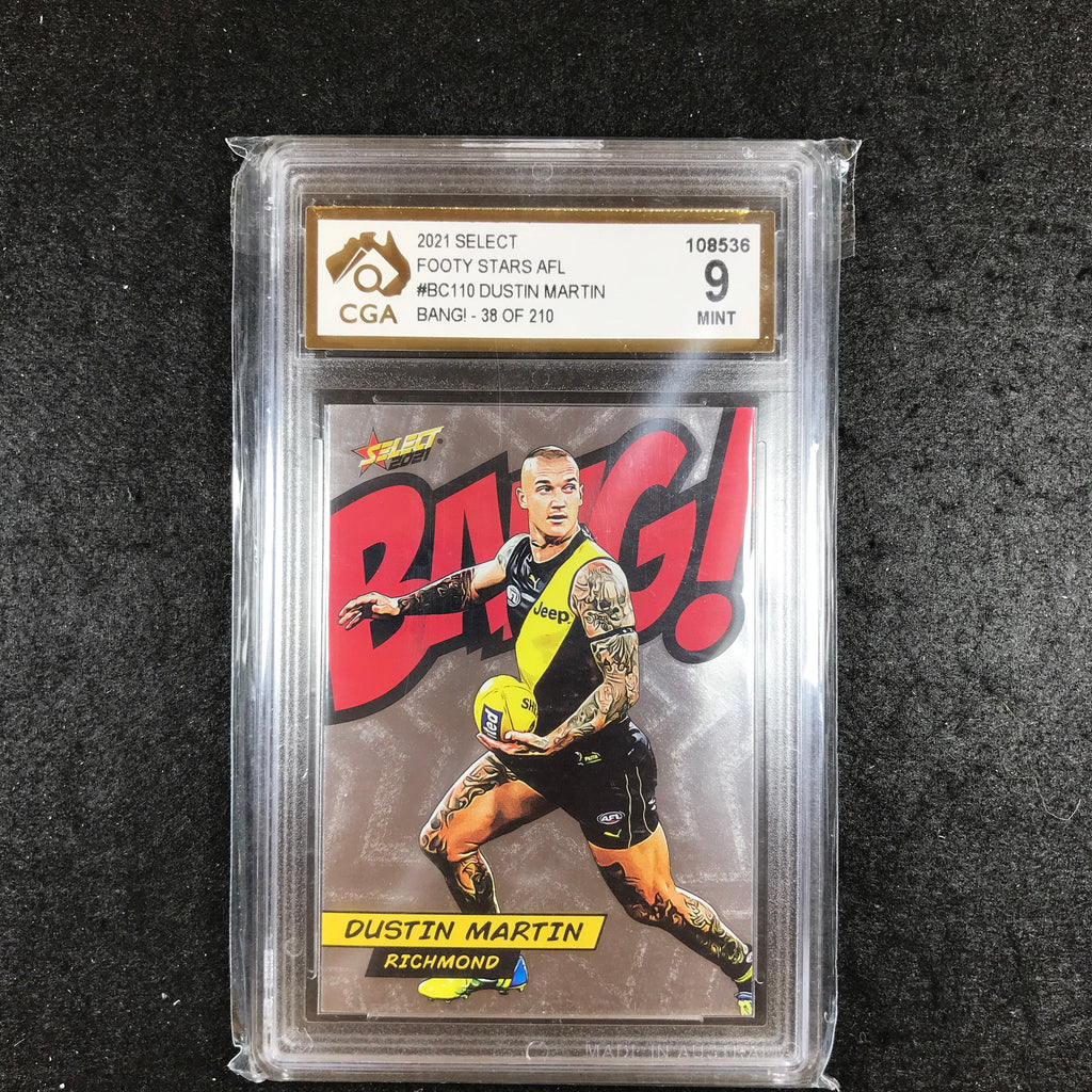 2021 Select AFL Footy Stars DUSTIN MARTIN Bang! 38/210 CGA 9 – Cherry ...
