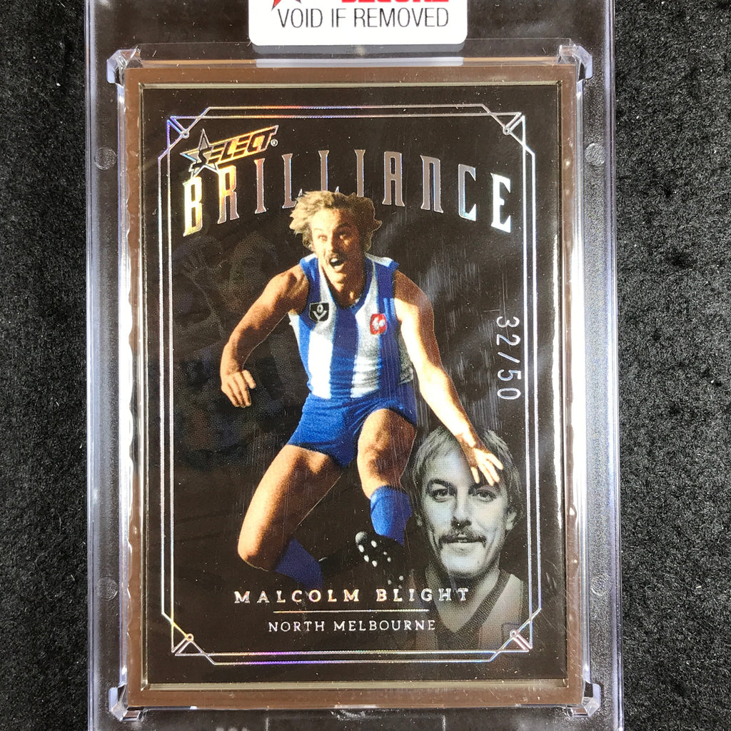 2022 Select AFL Brilliance MALCOLM BLIGHT Platinum Frame 32/50 – Cherry ...
