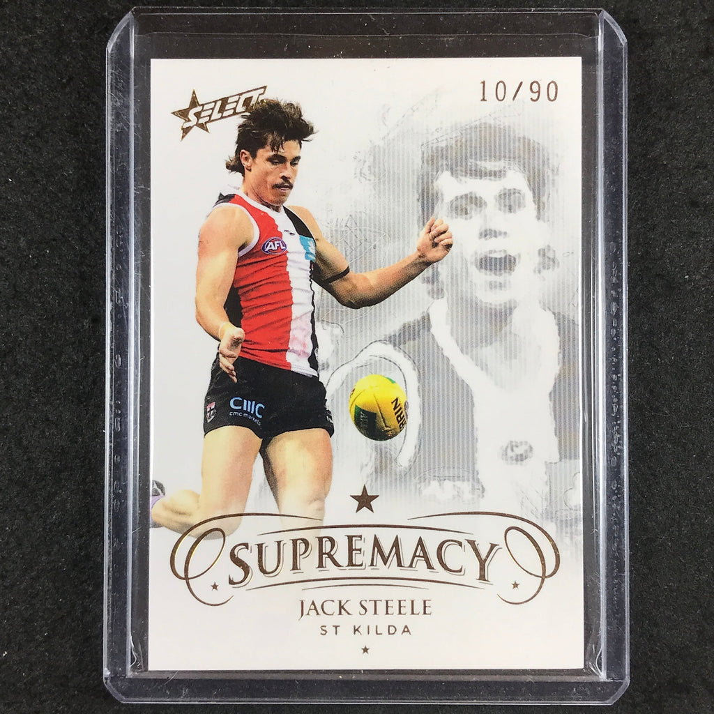 2021 Select AFL Supremacy JACK STEELE Base Gold 10/90 – Cherry Collectables