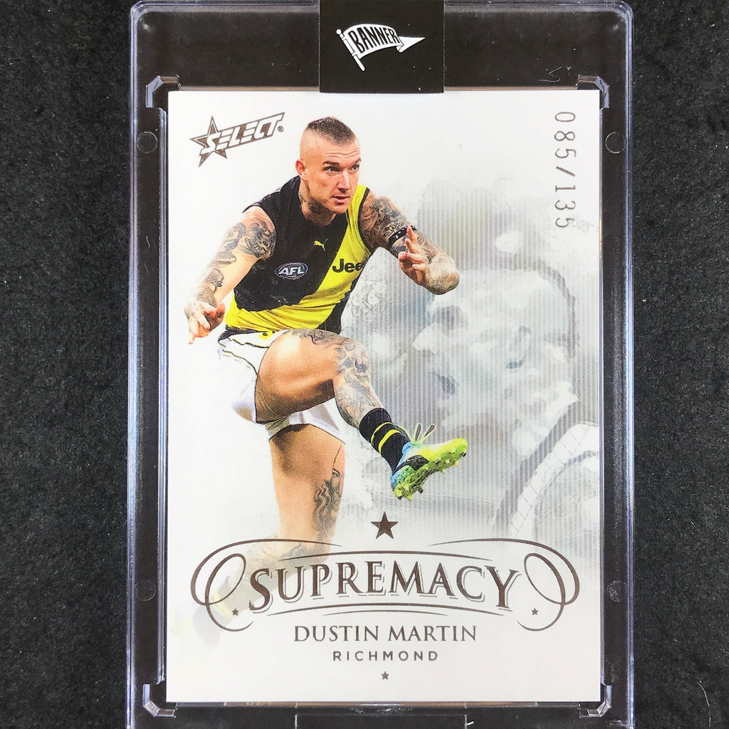 2021 Select AFL Supremacy DUSTIN MARTIN Base 85/135 – Cherry Collectables