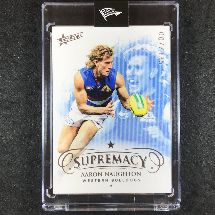 2023 Select AFL Supremacy AARON NAUGHTON Base 007/135 – Cherry Collectables