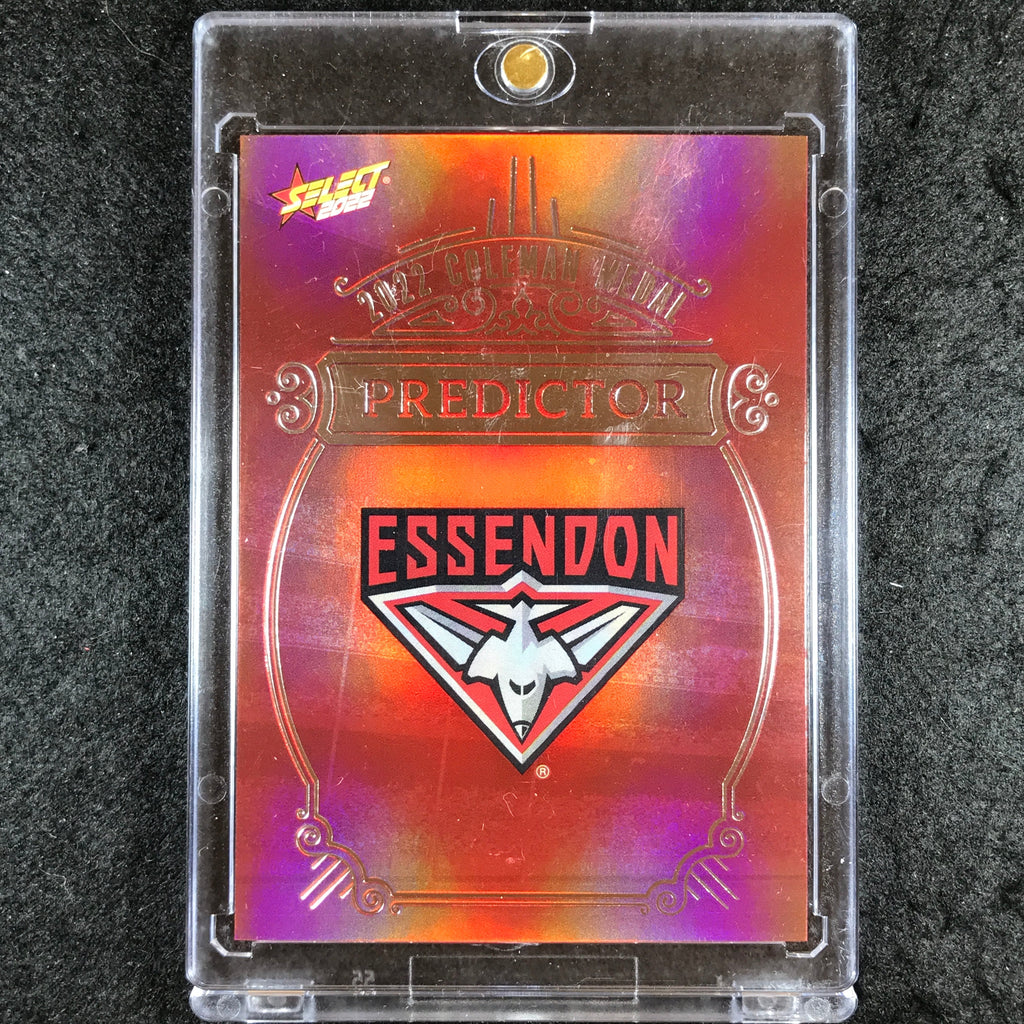 2032 Select AFL Footy Stars ESSENDON Coleman Medal Predictor 43/185 ...