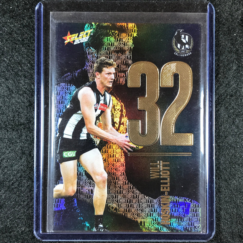 2022 Select AFL Footy Stars WILL HOSKIN-ELLIOTT Numbers Midnight 67/13 ...