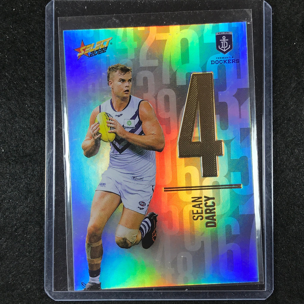 2022 Select AFL Footy Stars SEAN DARCY Numbers Daylight 75/190 – Cherry ...