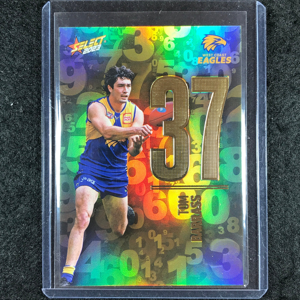 2023 Select AFL Footy Stars TOM BARRASS Numbers 79/255 – Cherry ...