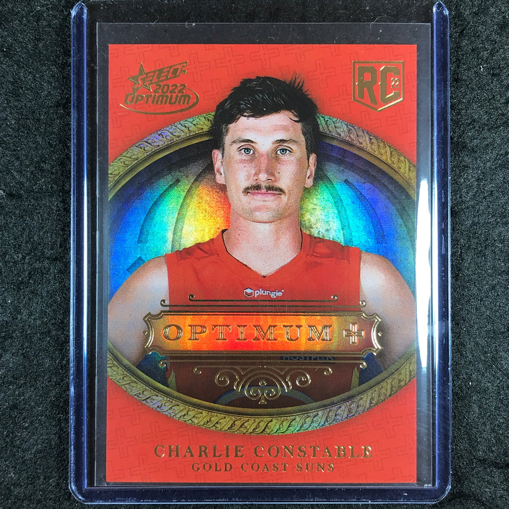 2022 Select AFL Optimum CHARLIE CONSTABLE Optimum Plus RC 92/115 ...
