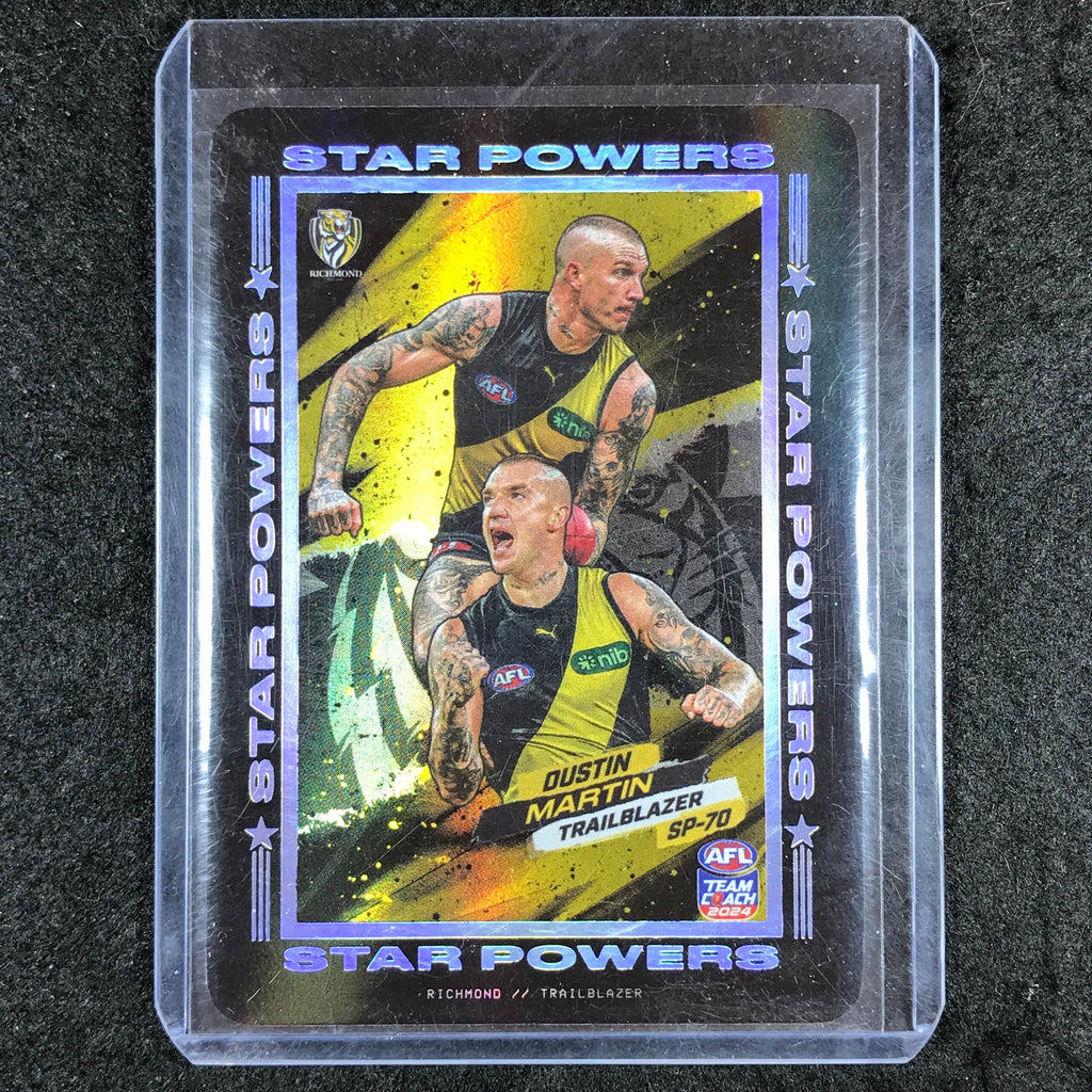 2024 Teamcoach AFL DUSTIN MARTIN Star Powers Trailblazer #SP-70 ...
