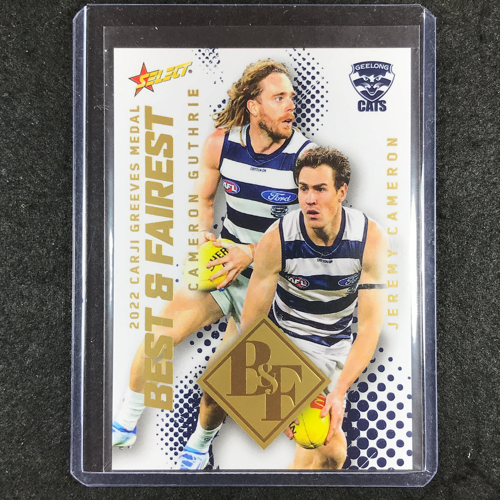 2023 Select AFL CAMERON GUTHRIE JEREMY CAMERON Best & Fairest 149/205 ...