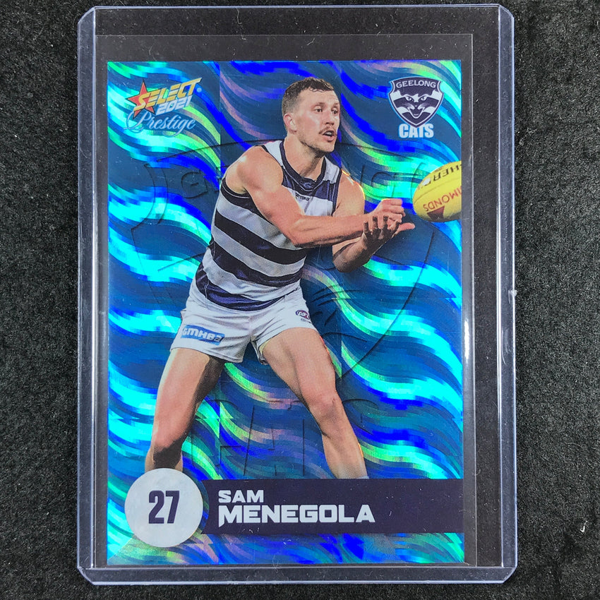 2021 Select AFL Prestige SAM MENEGOLA Blue 083/125 #60 – Cherry ...