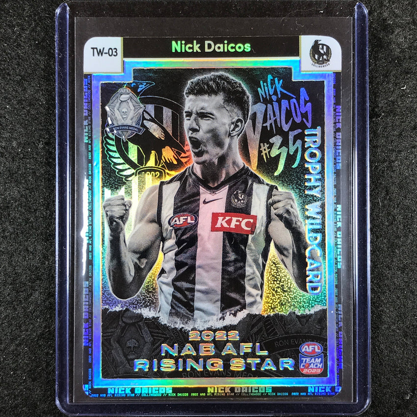 2023 Teamcoach AFL NICK DAICOS Trophy Wildcard 2022 NAB Rising Star #T ...