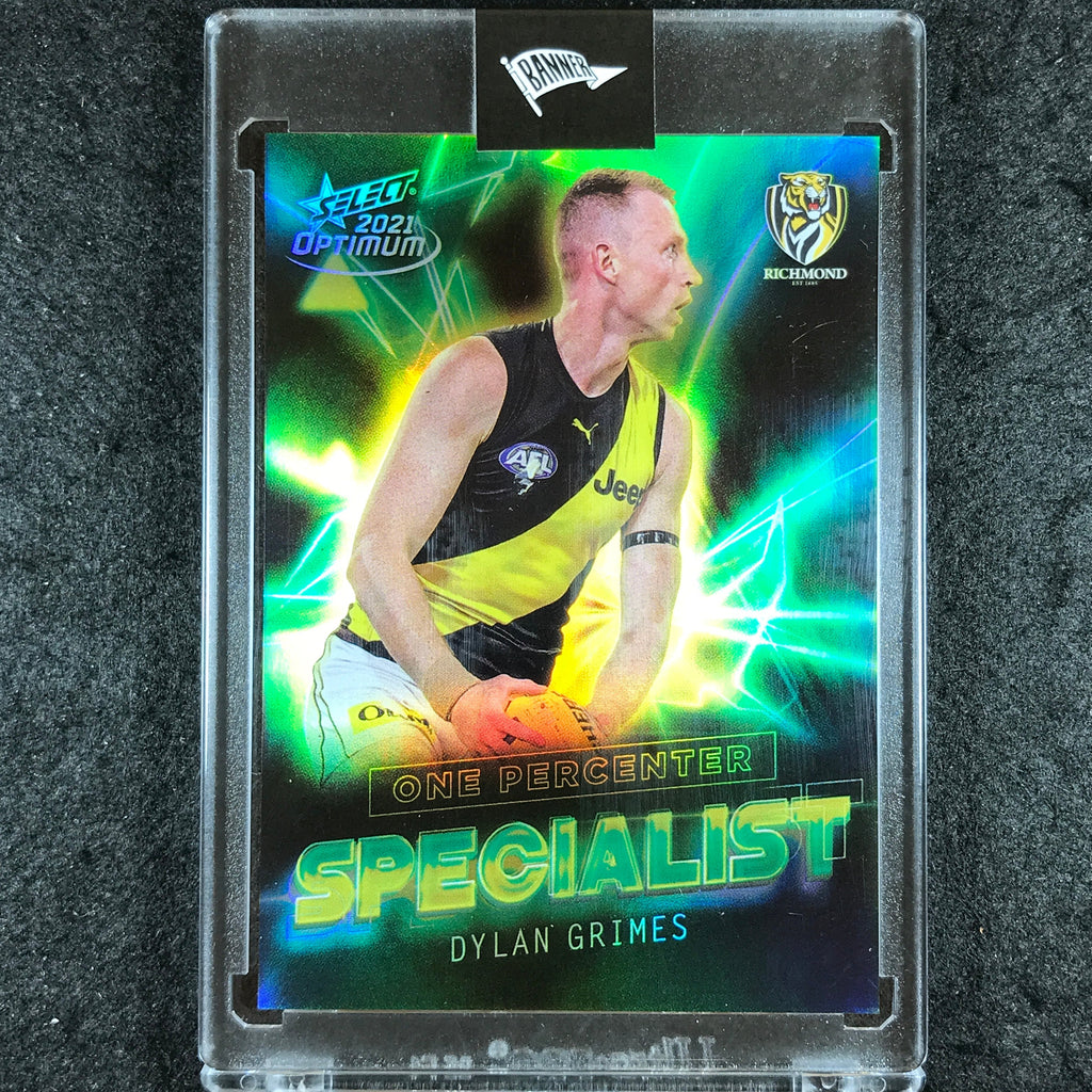 2021 Select AFL Optimum DYLAN GRIMES Specialist One Percenter 03/80 ...