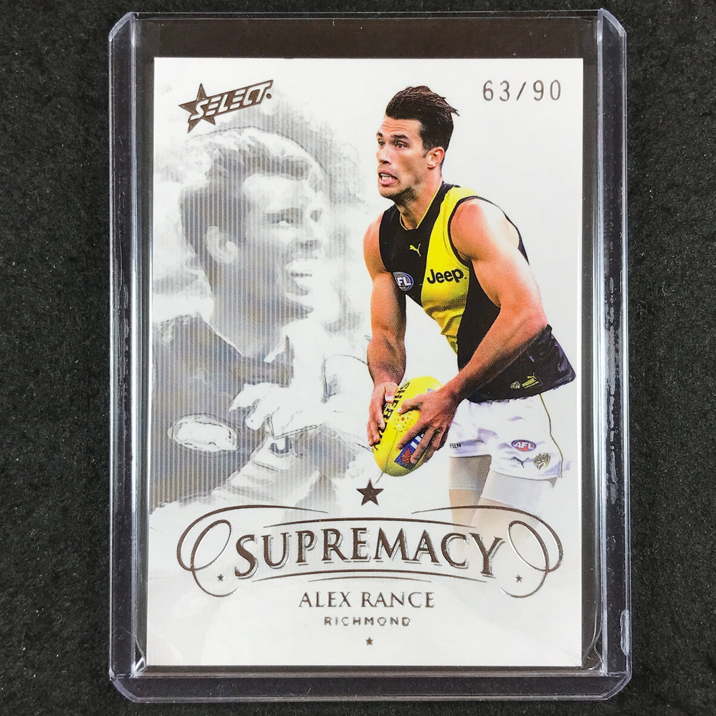 2019 Select AFL Supremacy ALEX RANCE Base 63/90 – Cherry Collectables