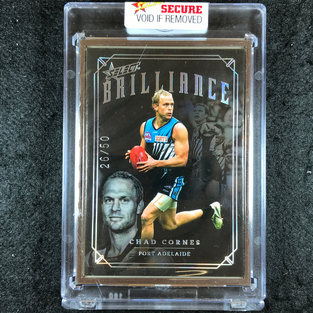 2022 Select AFL Brilliance CHAD CORNES Platinum Frame 26/50 – Cherry ...