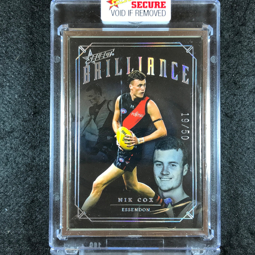 2022 Select AFL Brilliance NIK COX Platinum Frame 19/50 – Cherry ...