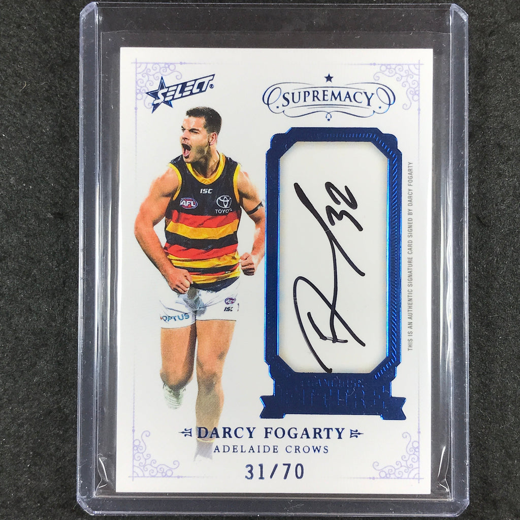 2021 Select AFL Supremacy DARCY FOGARTY Franchise Future Signature 31 ...