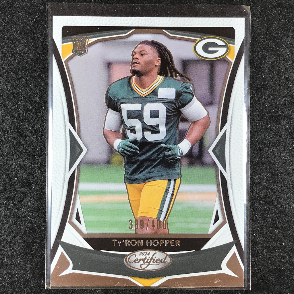 2024 Certified Football TY'RON HOPPER Rookie Base 389/400 #166 – Cherry ...