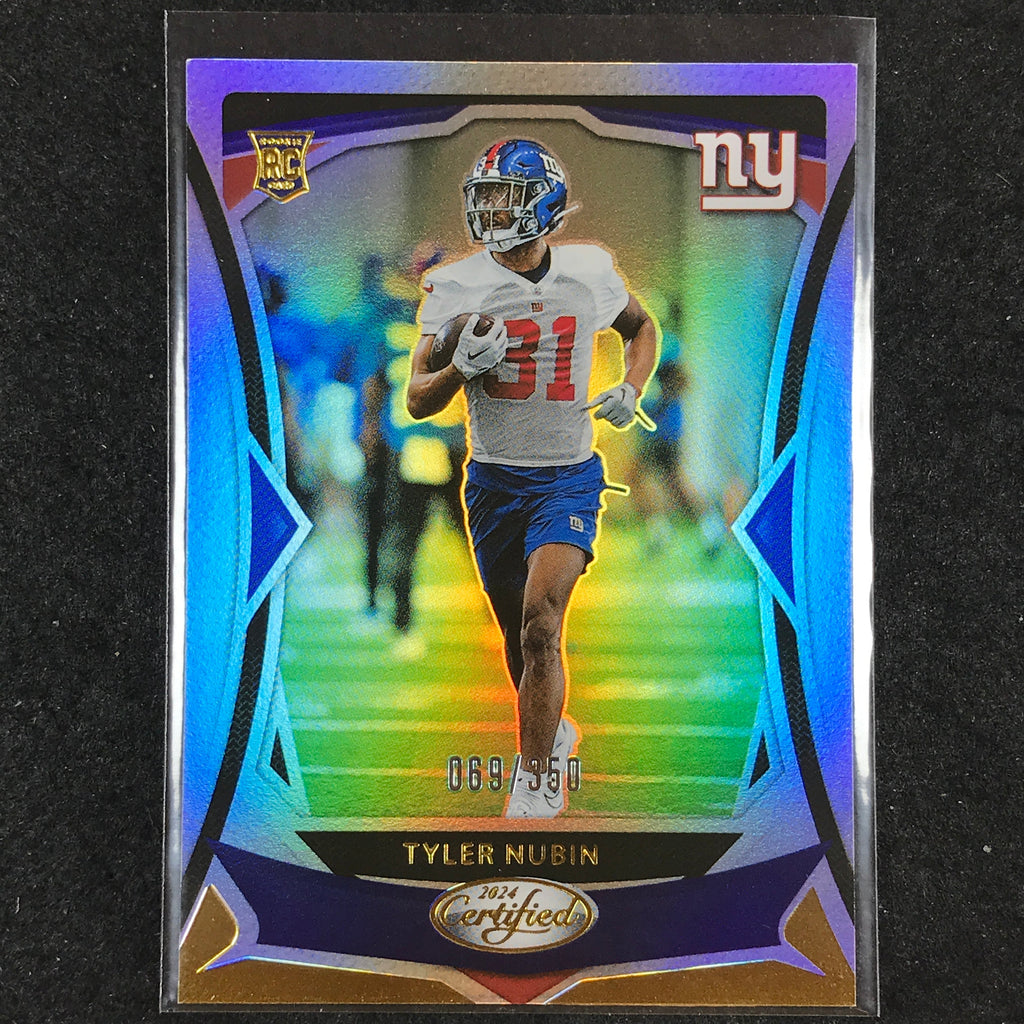 2024 Certified Football TYLER NUBIN Rookie Base Mirror 69/350 #137 ...