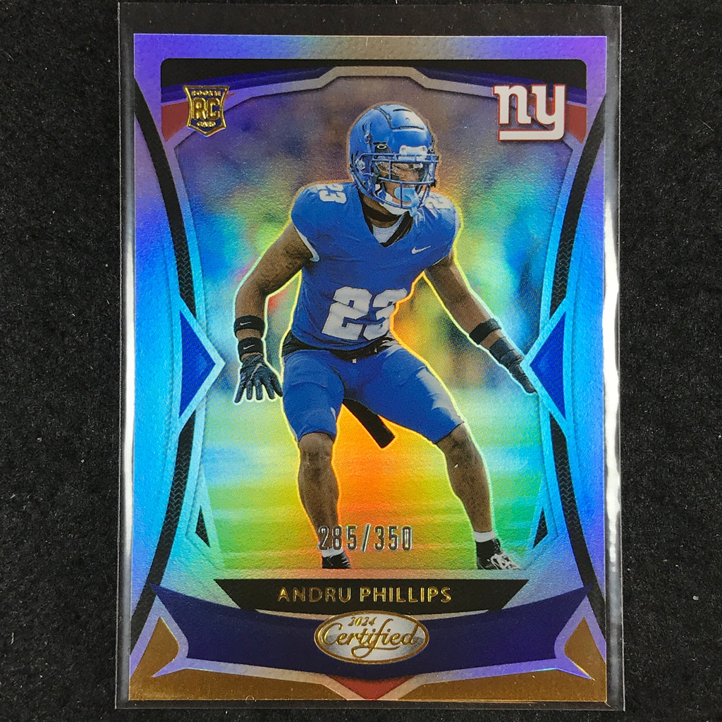 2024 Certified Football ANDRU PHILLIPS Rookie Base Mirror 285/350 #153 ...