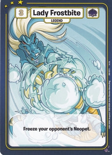 FOIL Lady Frostbite - DON-187 - R - Neopets TCG Defenders of Neopia 1s ...