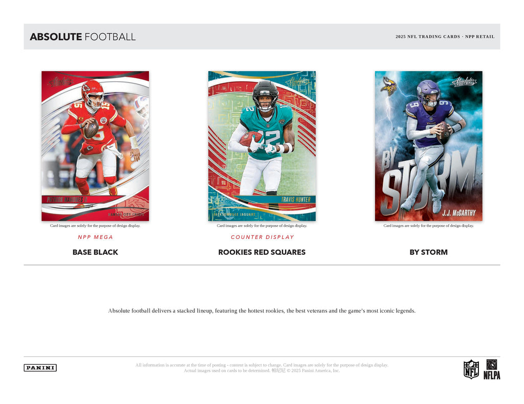 2025 Panini Absolute Football Mega Box | Kaboom Sanders RC – Cherry ...