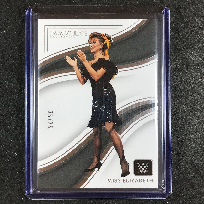 2023 Immaculate WWE MISS ELIZABETH Base 35/75 #51 – Cherry Collectables