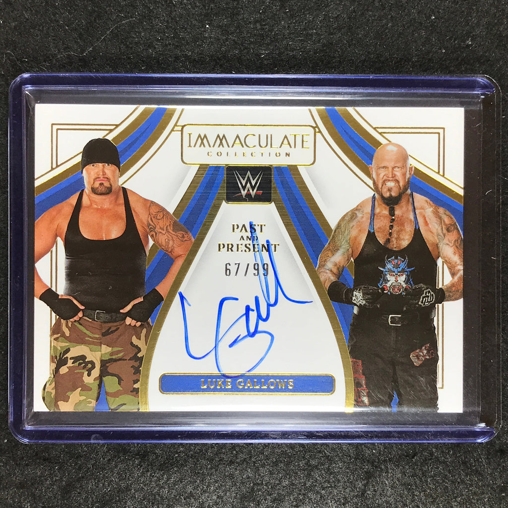 2023 Immaculate WWE LUKE GALLOWS Past and Present Auto 67/99 – Cherry ...