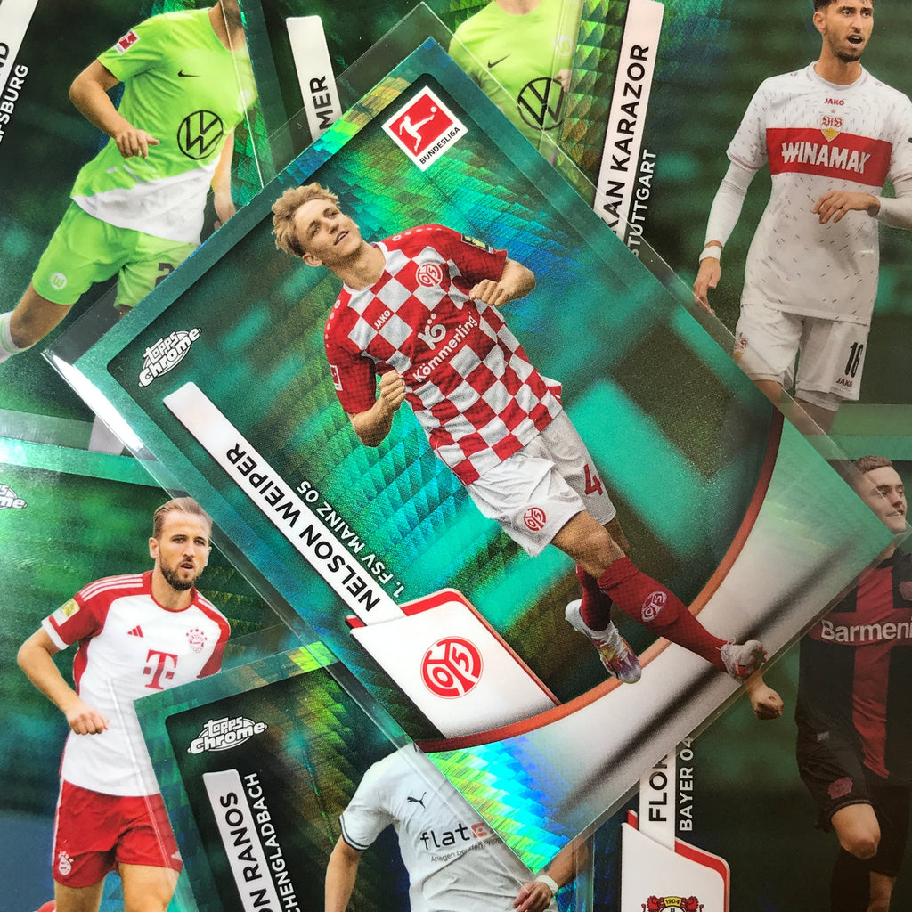 2023-24 Topps Chrome Bundesliga JONAS WIND Aqua Refractor #100 – Cherry ...