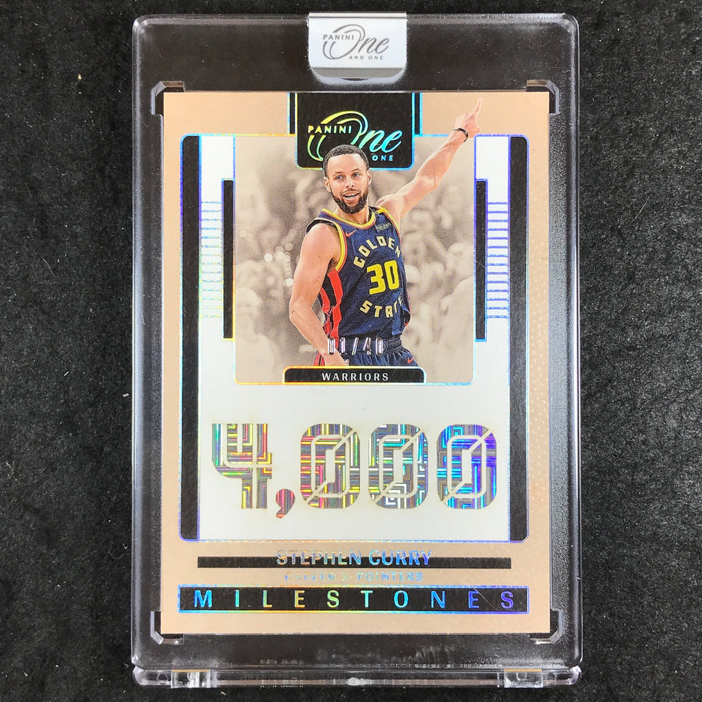 2024-25 One and One STEPHEN CURRY One and One Milestones 1/40 #14 ...
