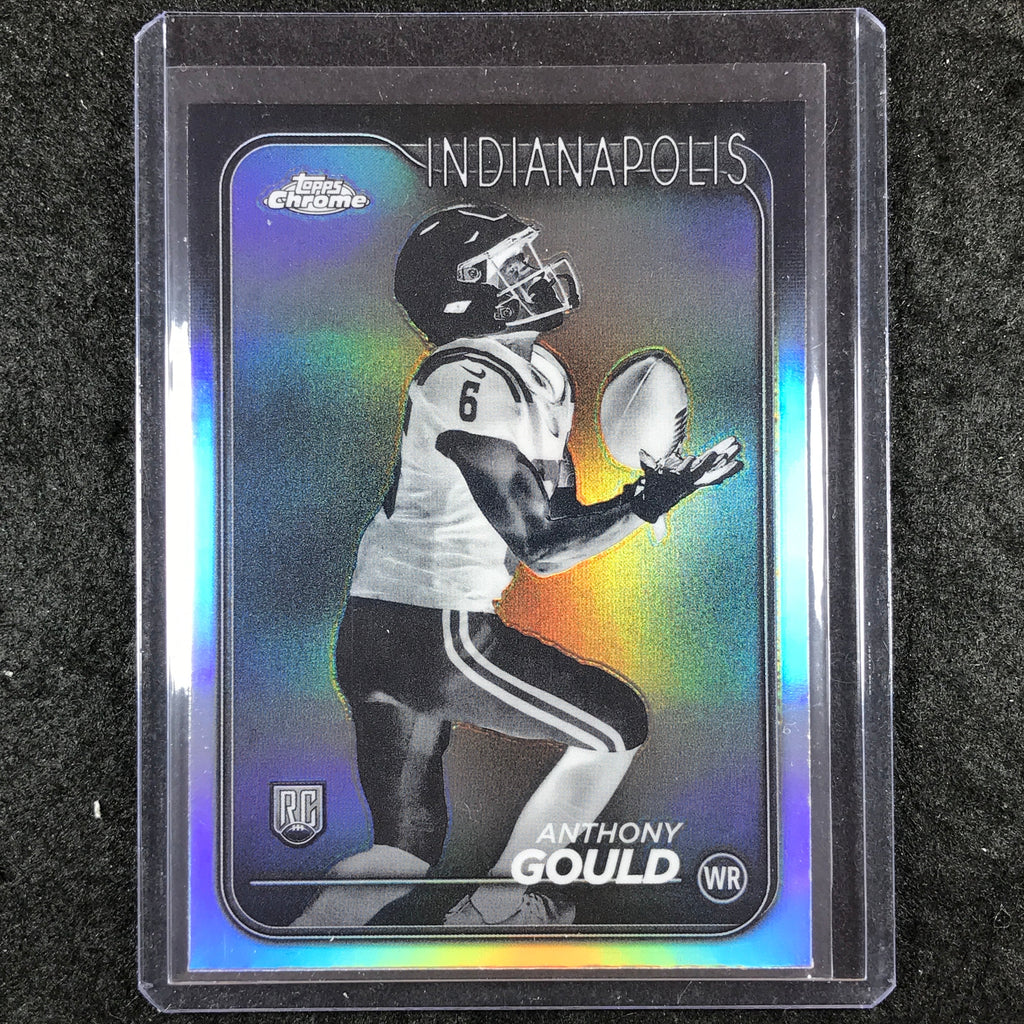 2024 Topps Chrome Football ANTHONY GOULD Rookie Negative Refractor #26 ...