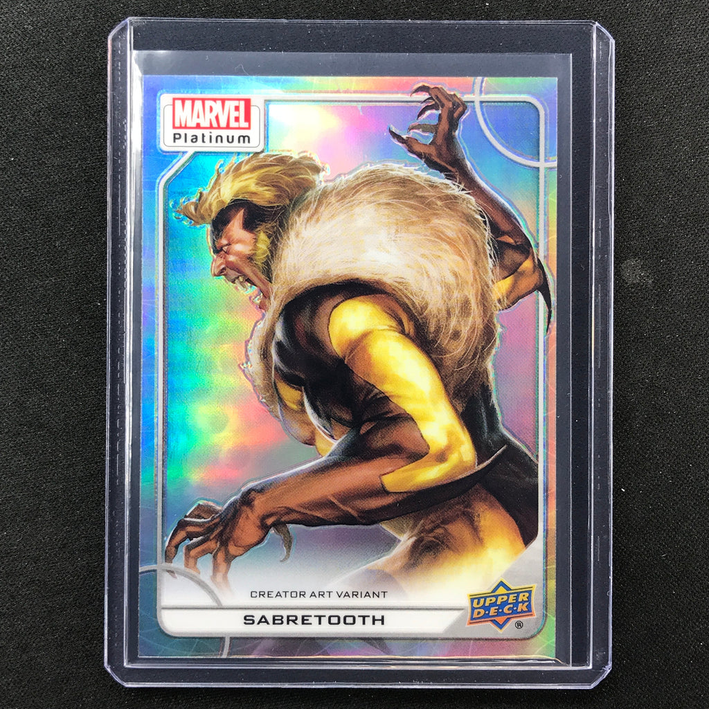 2023 Marvel Platinum Sabretooth Creator Art Variant Rainbow Sp No 23 ...