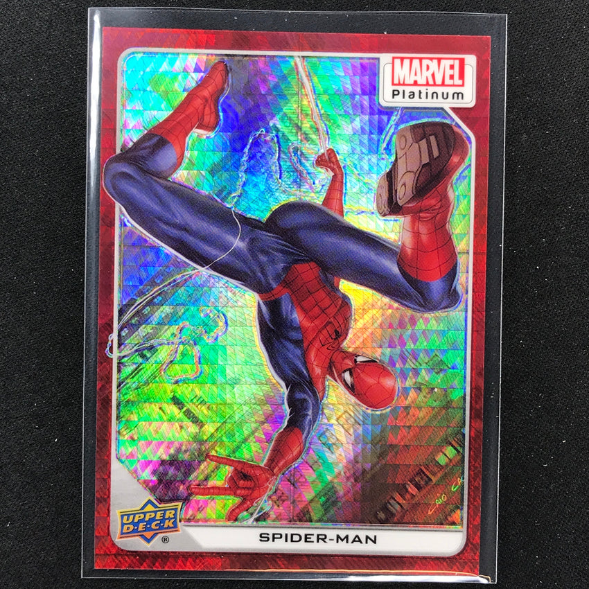 2023 Marvel Platinum SPIDER-MAN Base Red Prism 169/199 #61 – Cherry ...