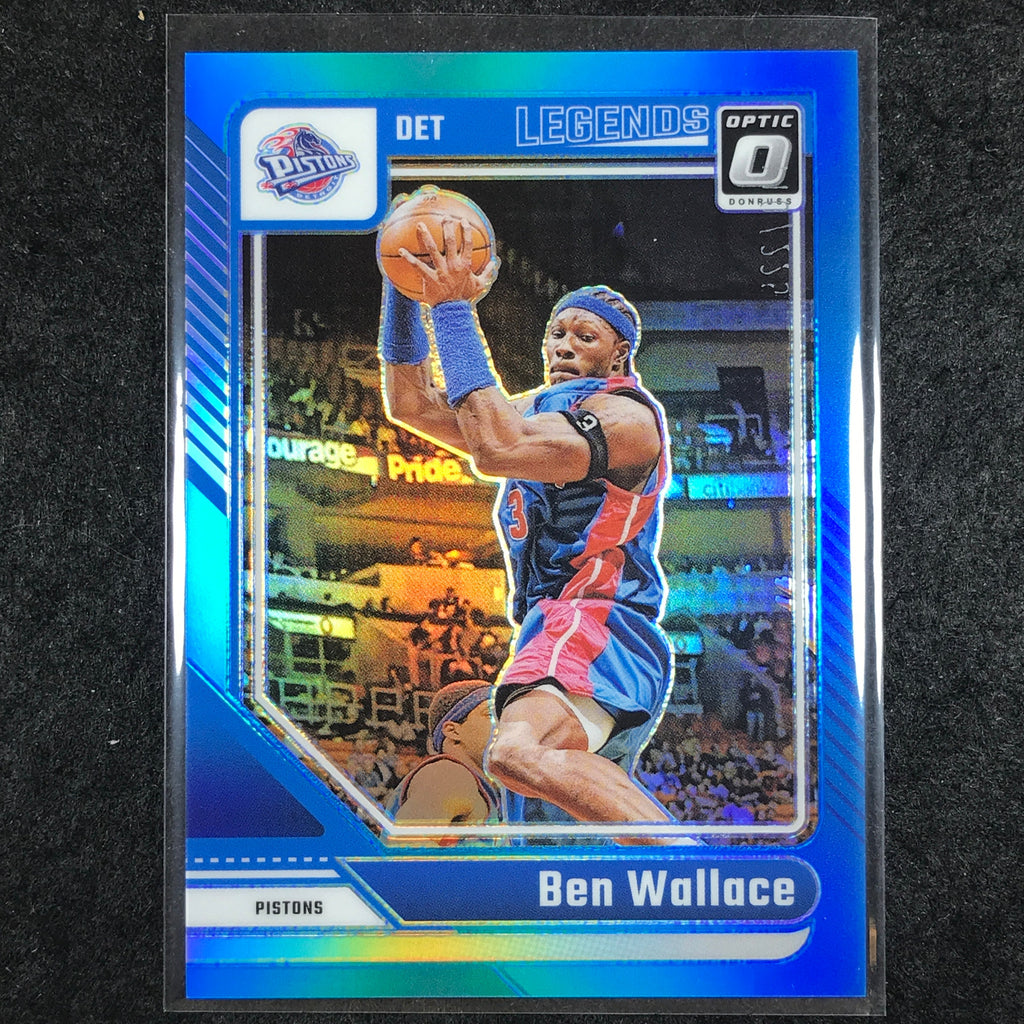 2024-25 Donruss Optic BEN WALLACE Legends Aqua /225 #230 – Cherry ...