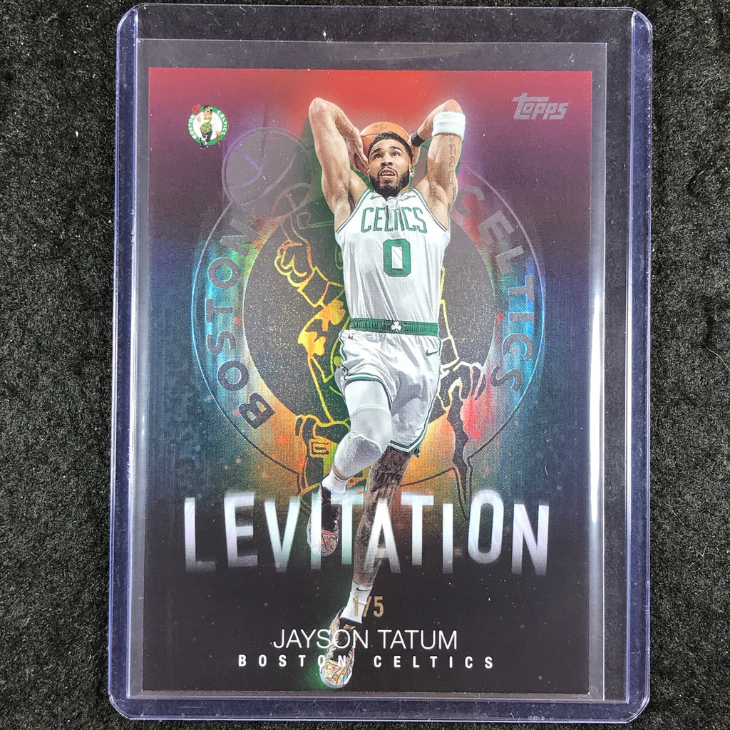 2025-26 Topps JAYSON TATUM Levitation Red Rainbow 1/5 #6 – Cherry ...