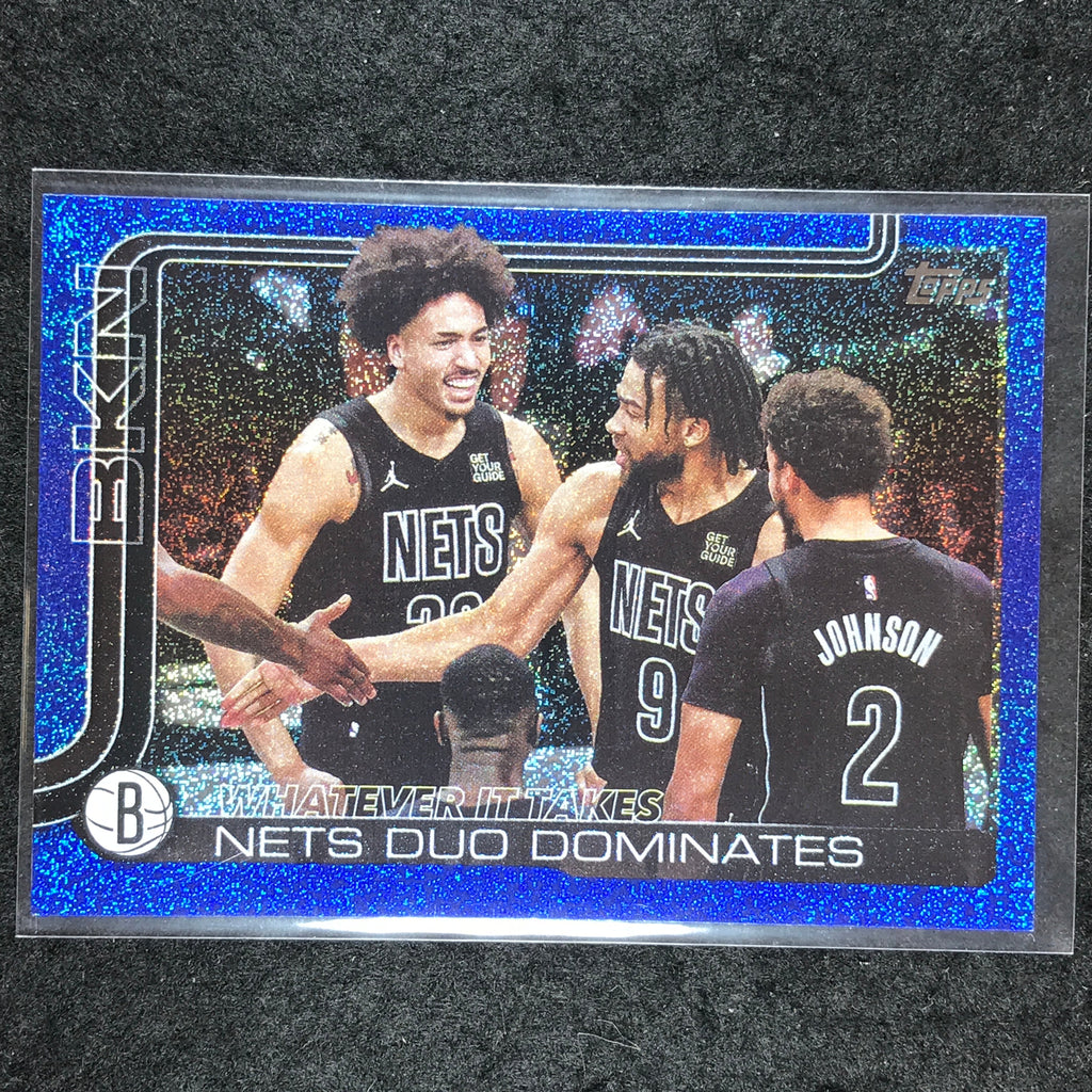 2025-26 Topps CAMERON JOHNSON Combo Blue Sandglitter SP #273 – Cherry ...
