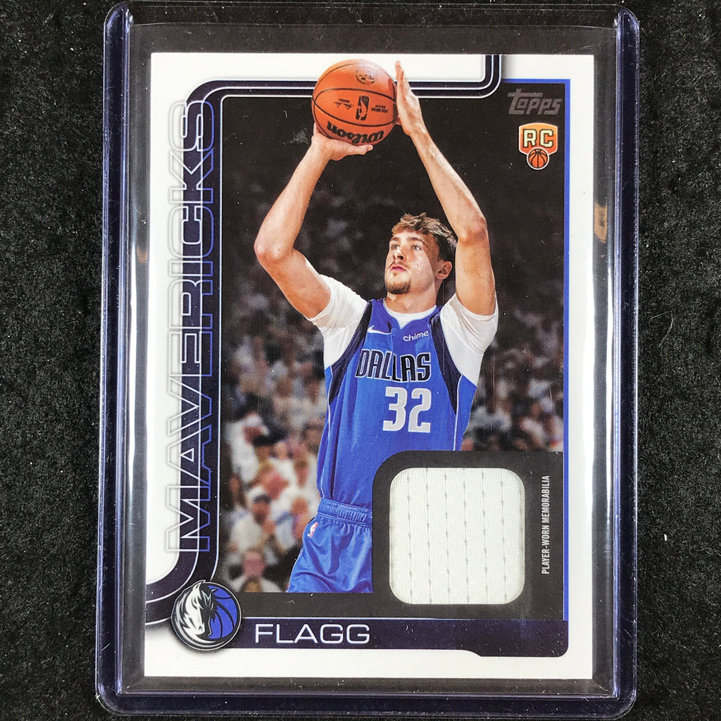 2025-26 Topps COOPER FLAGG Flagship Real Ones Rookie Jersey Relic Base ...
