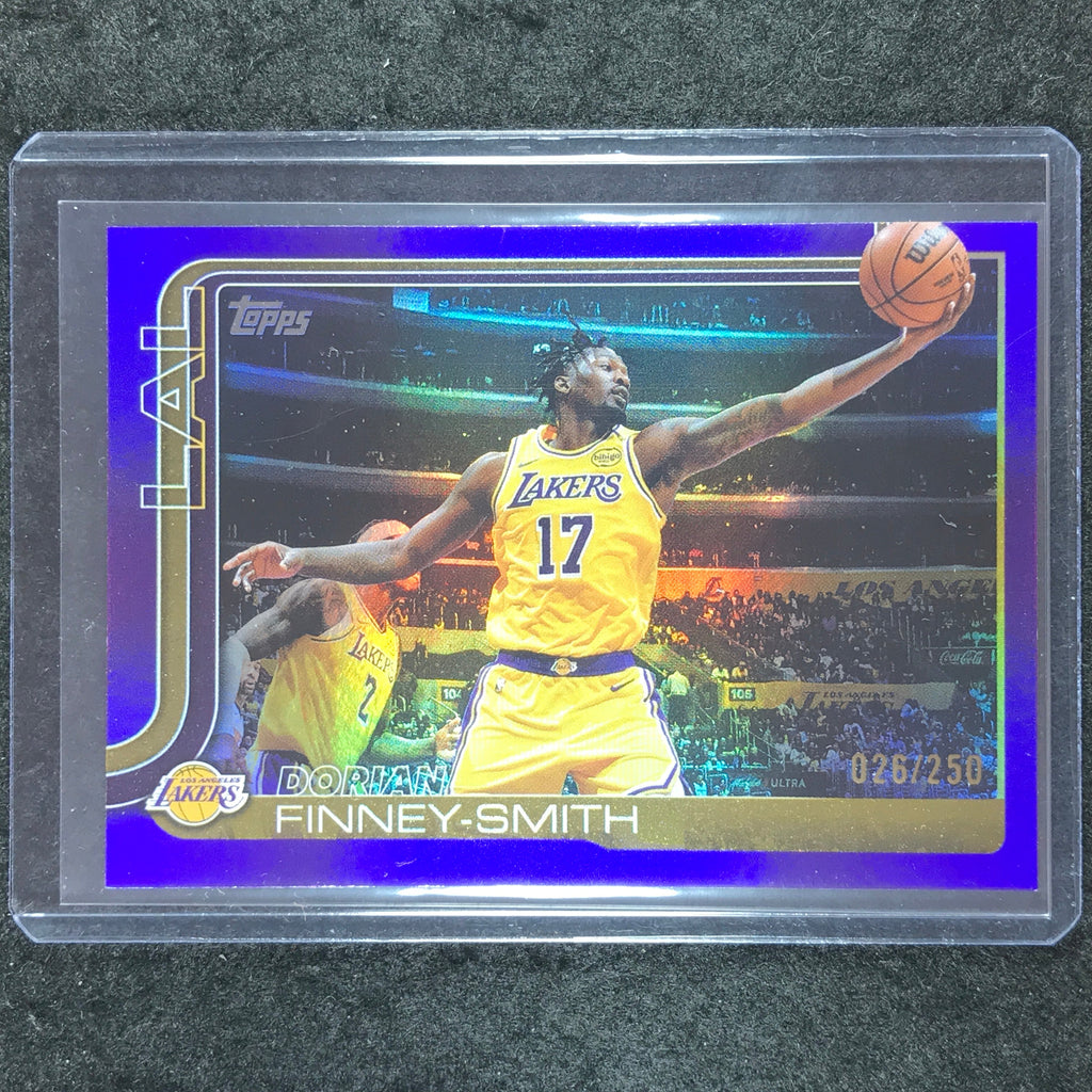 2025-26 Topps DORIAN FINNEY-SMITH Purple Rainbow 26/250 #149 – Cherry ...