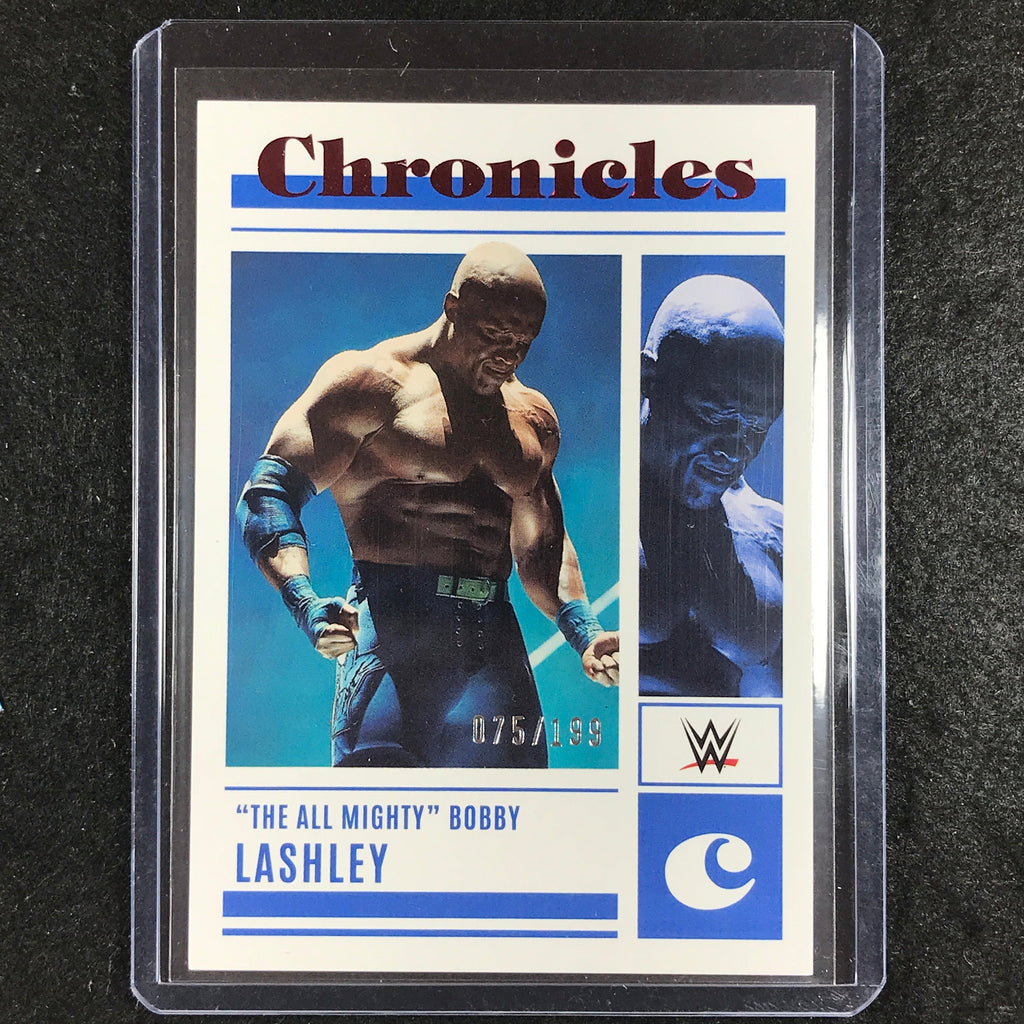 2023 Chronicles WWE THE ALL MIGHTY BOBBY LASHLEY Chronicles Red 75/199 ...