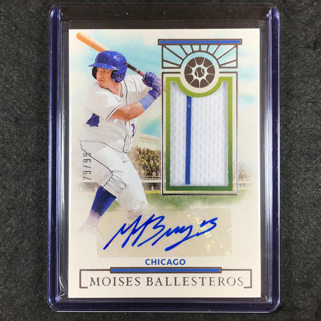 2024 Boys of Summer MOISES BALLESTEROS Prospect Material Jersey Auto 7 ...