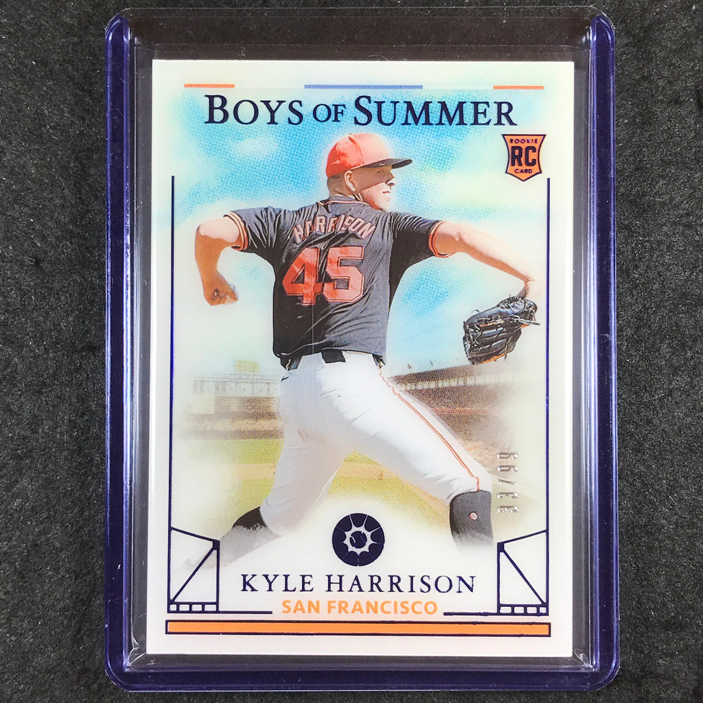 2024 Boys of Summer KYLE HARRISON Rookie Base Blue 33/99 #58 – Cherry ...