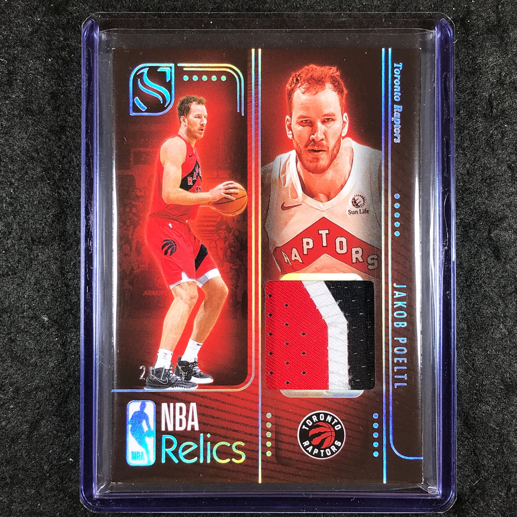 2024-25 Silhouette JAKOB POELTL NBA Relics Patch Relic Silver 20/25 ...