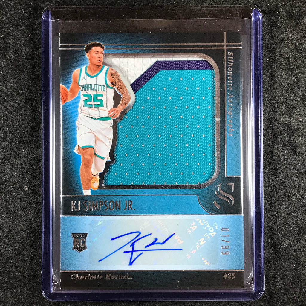 2024-25 Silhouette KJ SIMPSON JR. Silhouette Rookie Patch Auto 1/99 ...