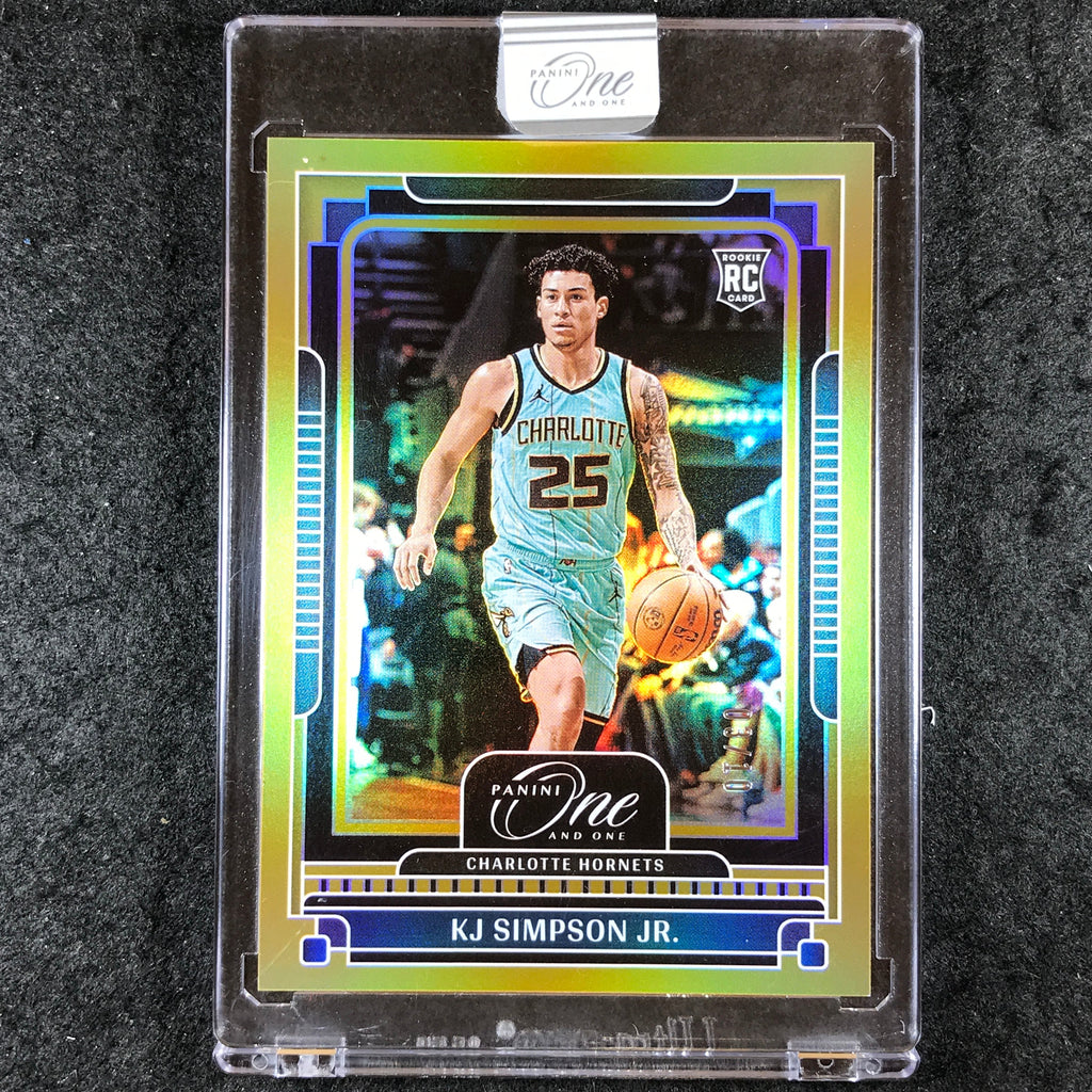 2024-25 One and One KJ SIMPSON JR. Rookie Base Gold 3/10 #139 – Cherry ...