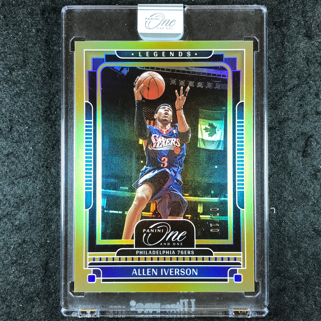 2024-25 One and One ALLEN IVERSON Legends Base Gold 7/10 #152 – Cherry ...